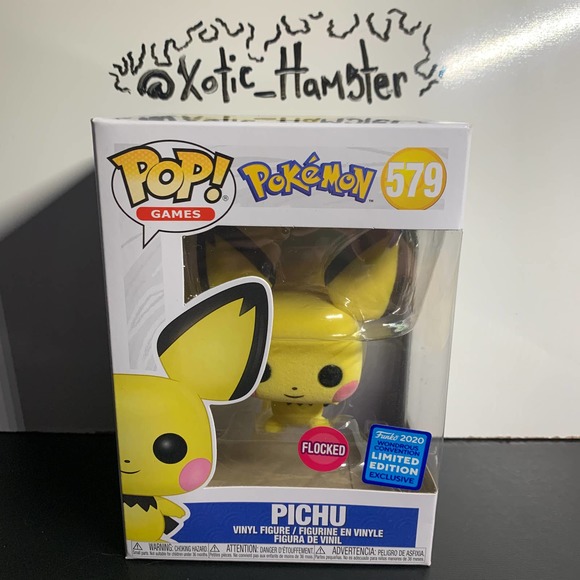 Funko | Other | Flocked Pichu Funko Pop Games Pokemon 220 Wonderous Con ...